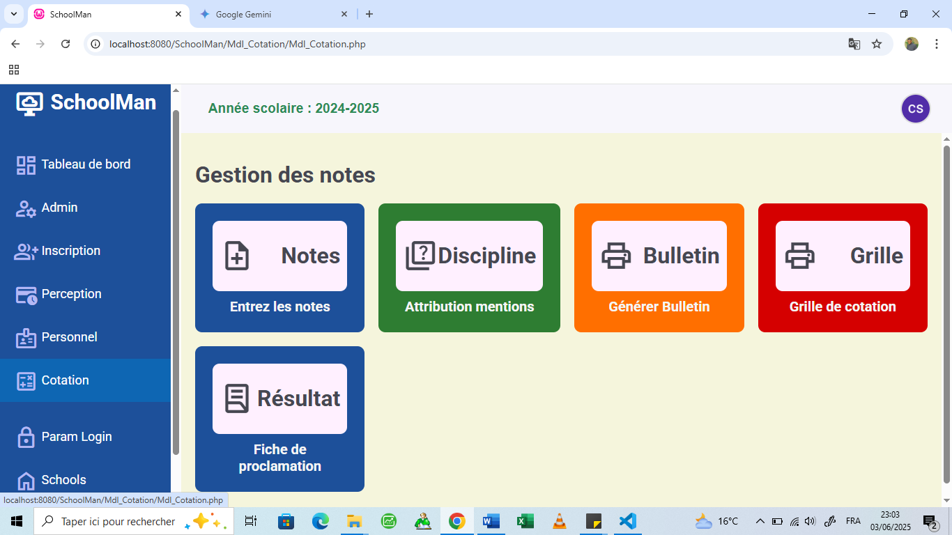 SchoolMan - Documentation